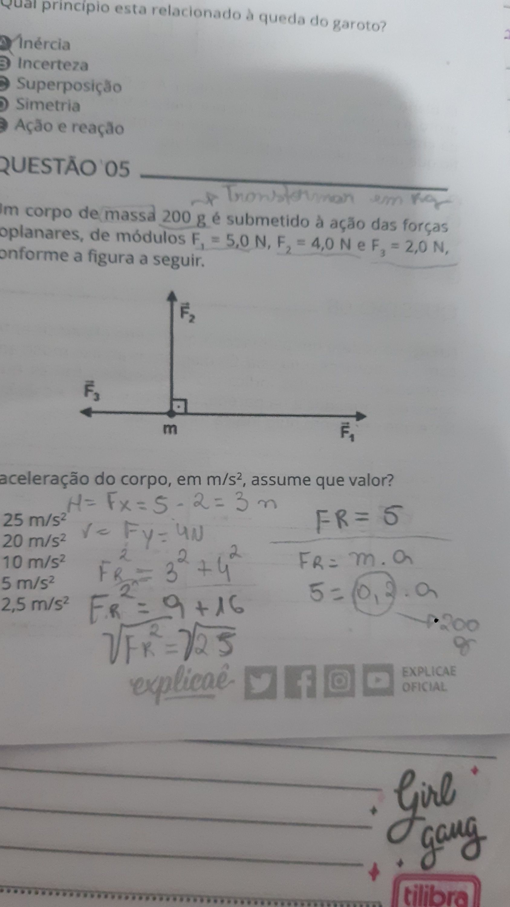 estou na dúvida da questão resolvi da seguinte forma. p - Explicaê estou na dúvida da questão resolvi da seguinte forma. p - Explicaê